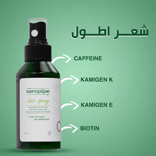 Shop Seropipe's Hair Growth Accelerator Spray on ZYNAH