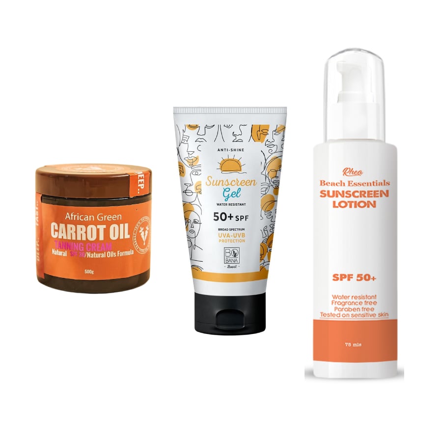 Sunscreen Gel, Lotion, Cream & Sprays - ZYNAH Egypt
