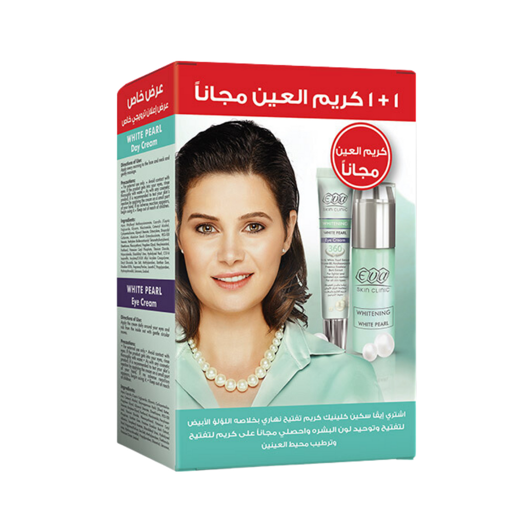 Eva Skin Clinic White Pearl Day Cream + FREE Eye Cream – ZYNAH