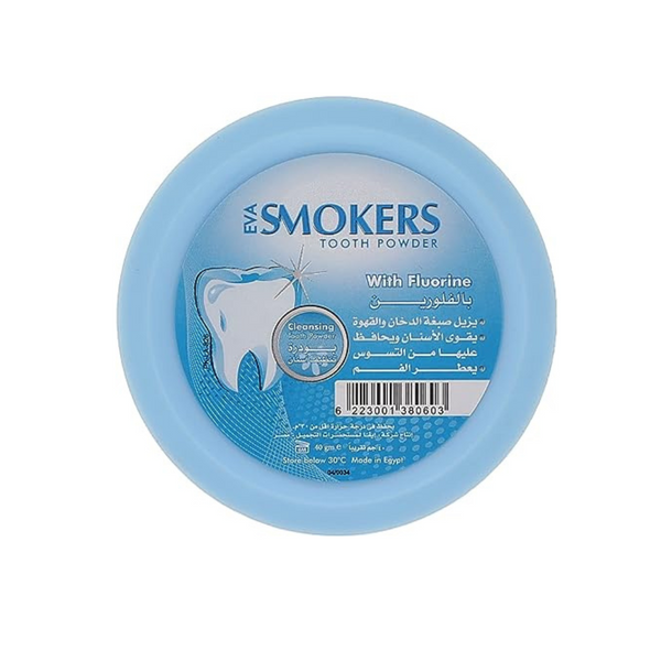 Eva Smokers Tooth Powder With Fluoride 40gm-ZYNAH