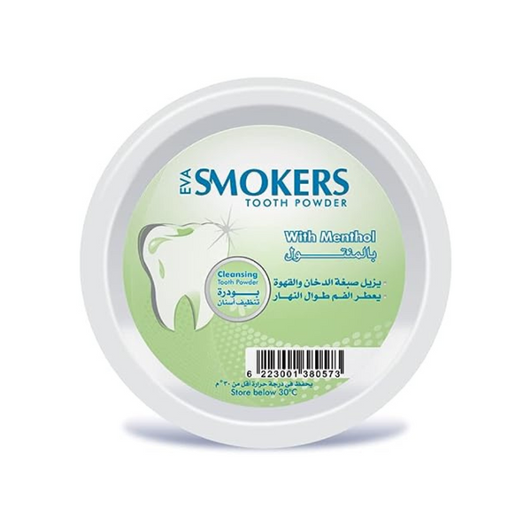 Eva Smokers Tooth Powder With Menthol Flavor 40gm-ZYNAH