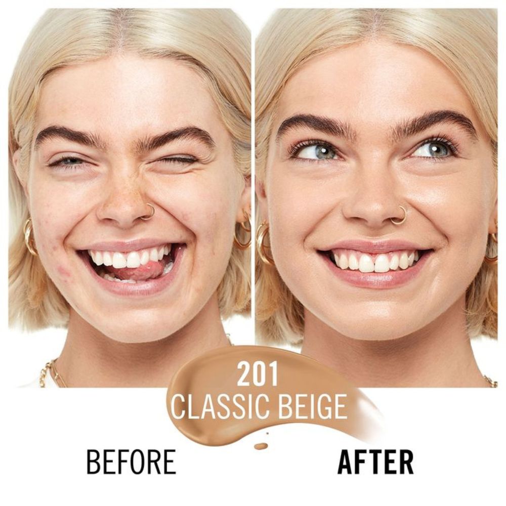 Rimmel Kind & Free Moisturizing Skin Tint Foundation (201 Classic Beige ...